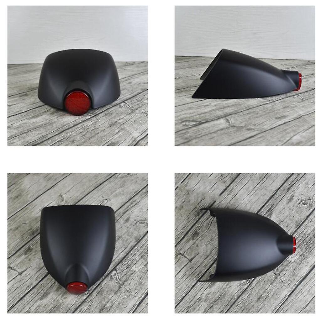 Motorcycle Rear Seat Cowl Cover For Led Light For Cafe Racer Black ...