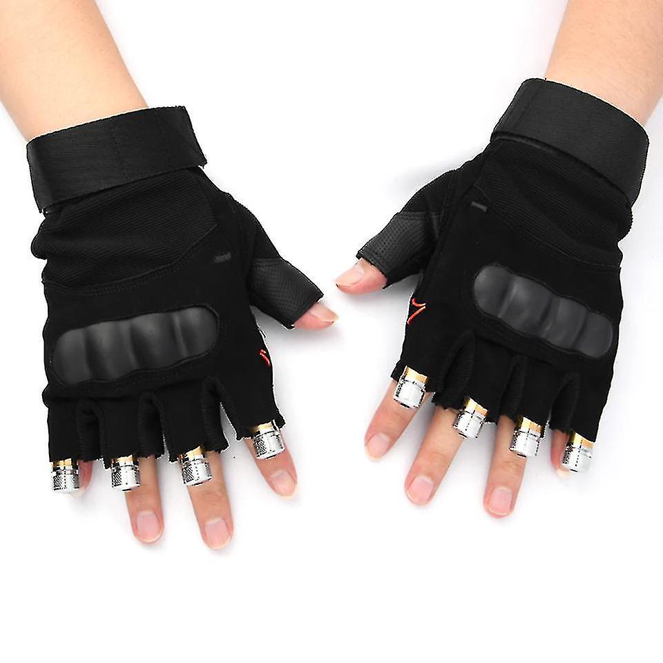Rgb Laser Gloves Multi-line 4 Heads Disco Laser Dj Beam Stage Light For ...