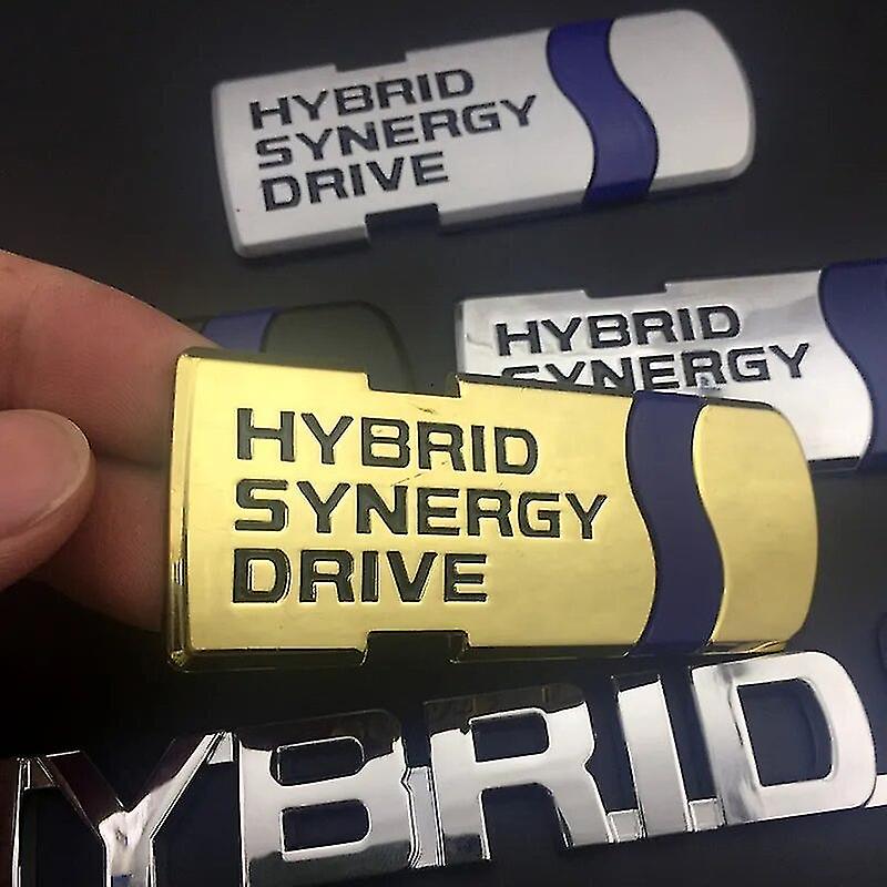 3d Styling Hybrid Synergy Drive Metal Car Sticker Emblem Auto Badge ...
