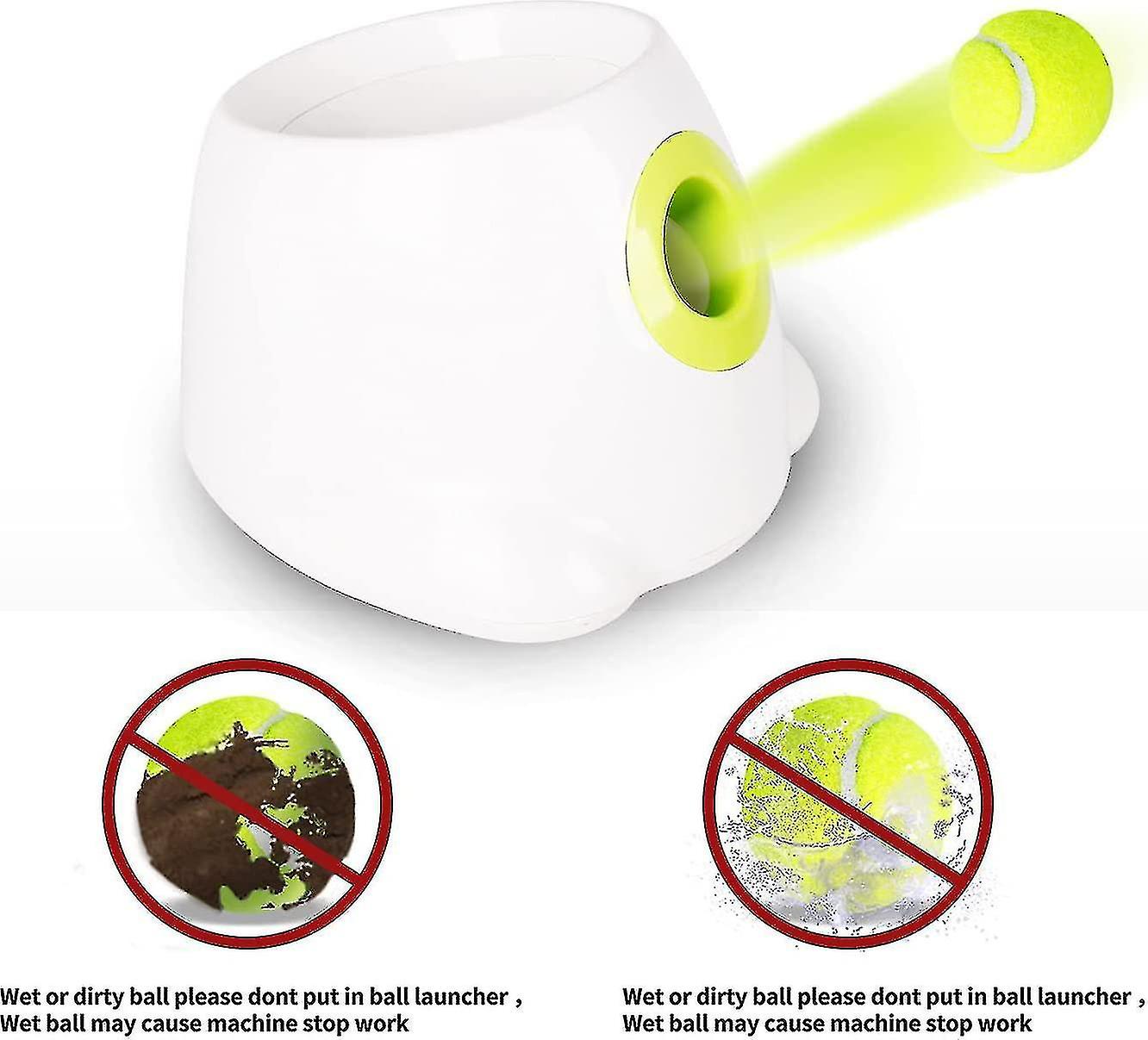 Interactive Automatic Ball Launcher For Dogs, Dog Tennis Ball Throwing ...