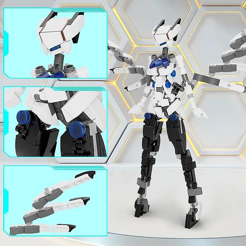 Moc Mobile Suit Girl Female Robot Mecha Girl Model Modular Bunny Girl ...