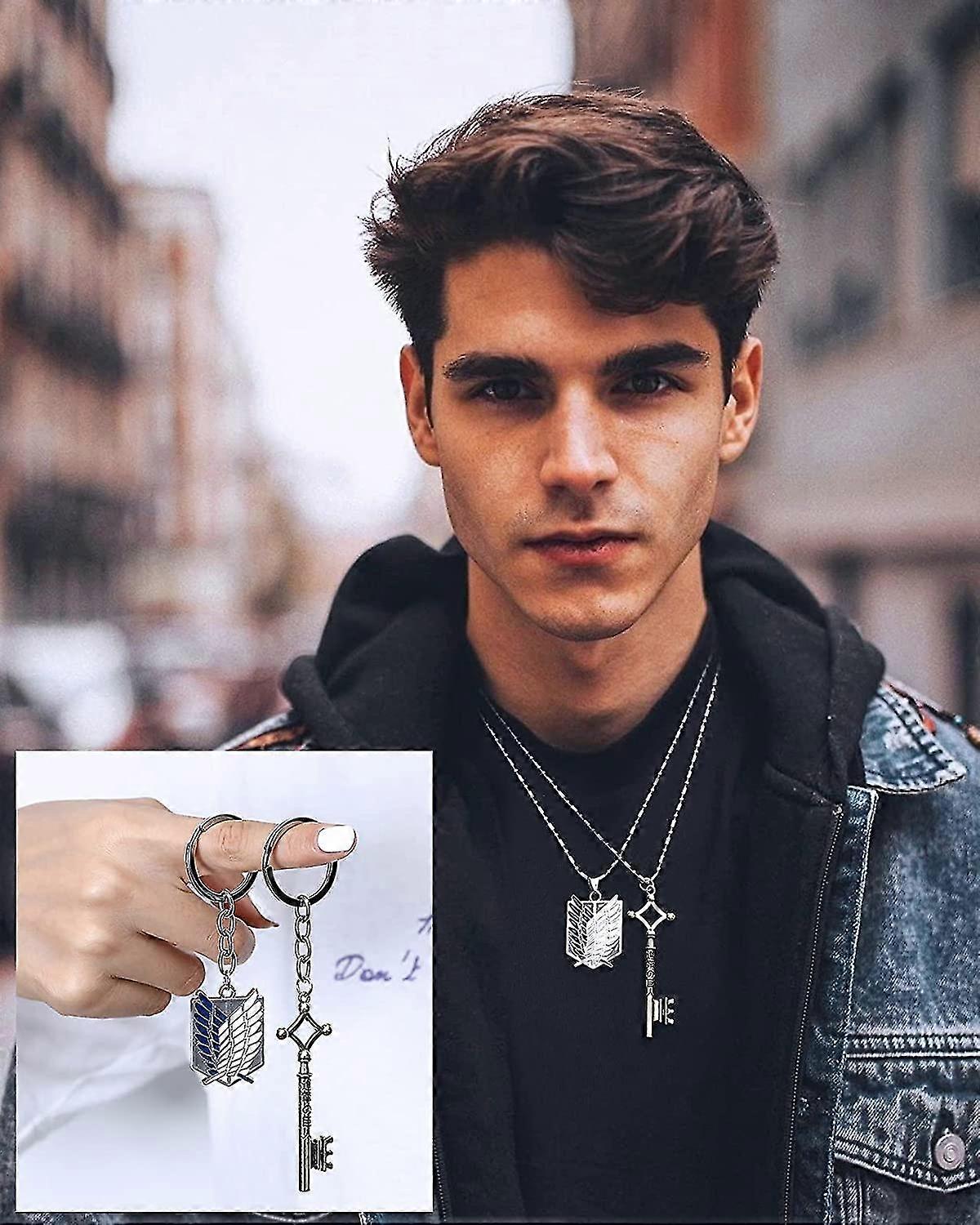 Attack On Titan Necklace For Men Mens Boy Boys Women Girls Aot Anime ...