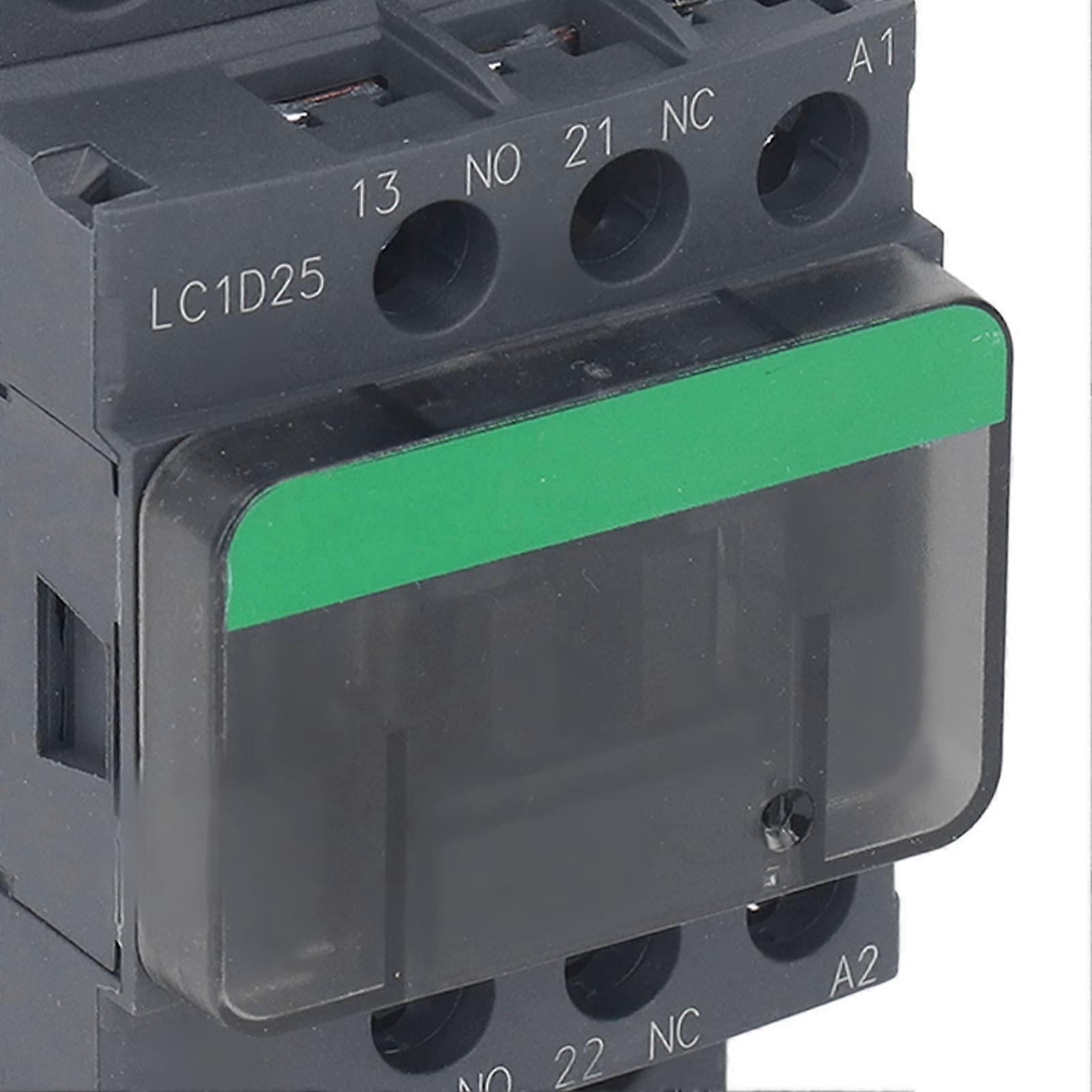 AC Contactor 1NO 1NC 25A 380V High Voltage Coil Silver Contact Motor ...