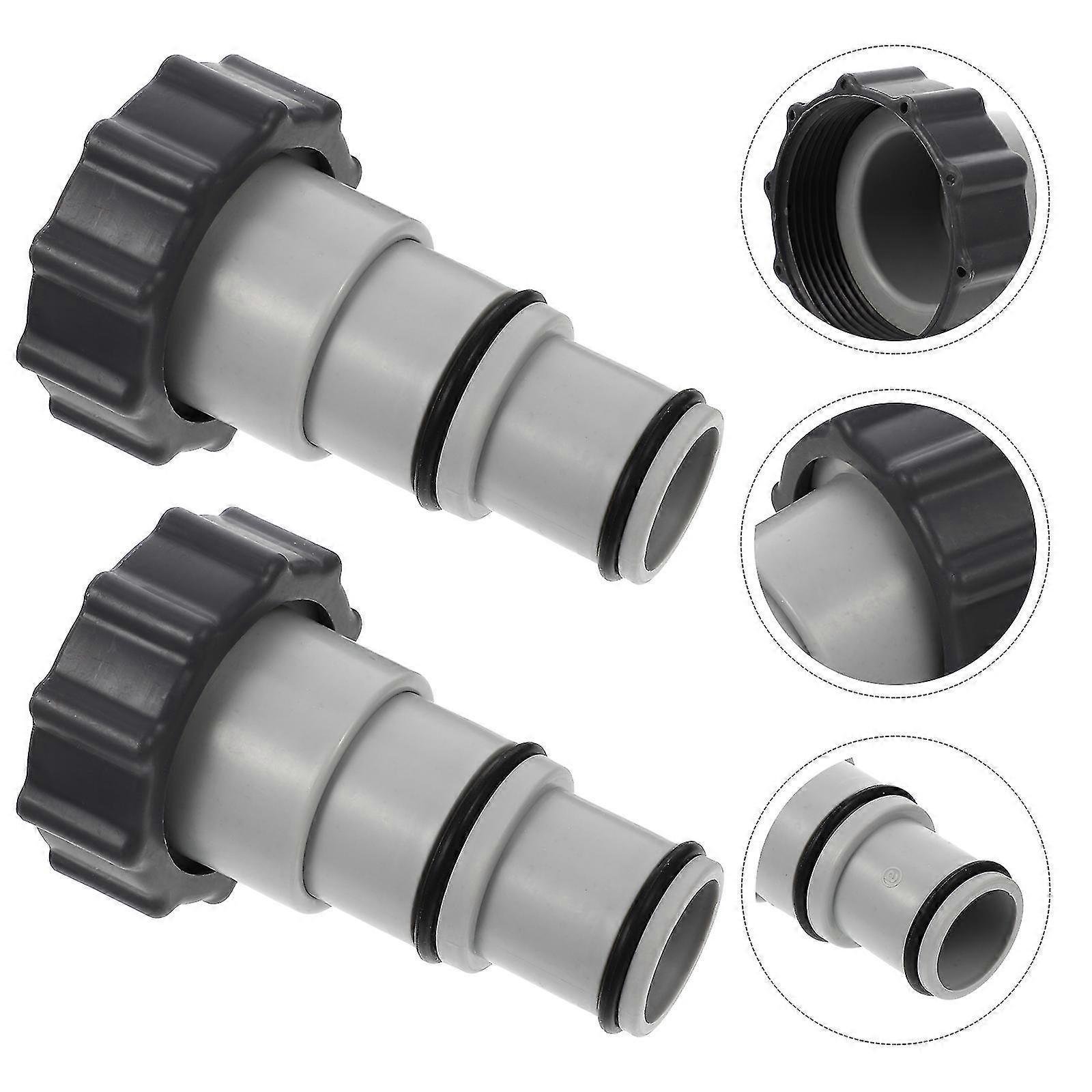 2pcs Replacement Hose Adapter for Threaded Connection Pump Pool ...