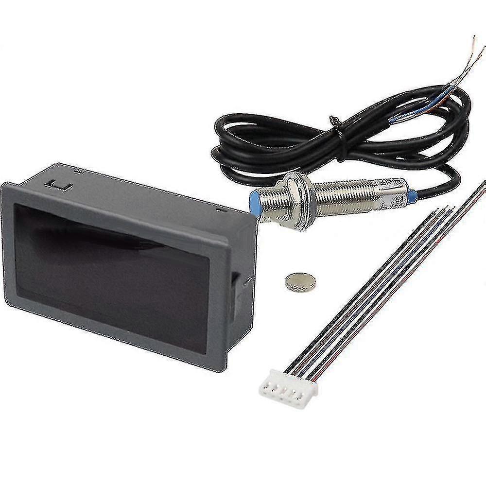 Digital Led Tachometer Rpm Speed Meter+hall Proximity Switch Sensor Npn ...