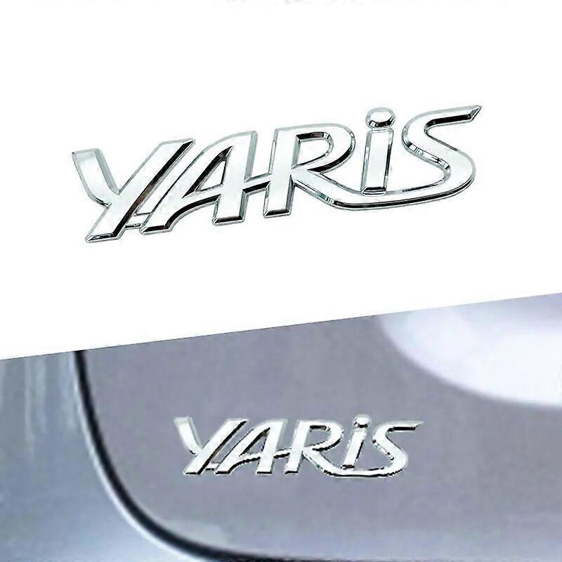 3D Metal Car Styling Plastic Chrome Sliver/Black Letter Rear Tail Trunk ...