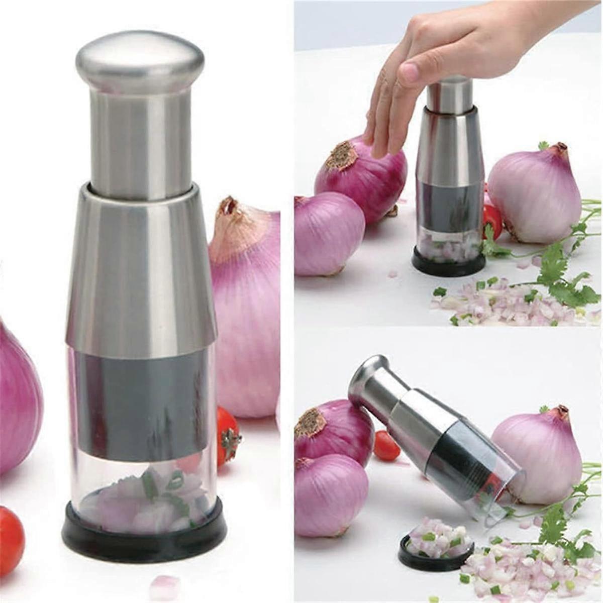 Garlic Press Multifunctional Manual Garlic Cutter for Mincing Garlic ...