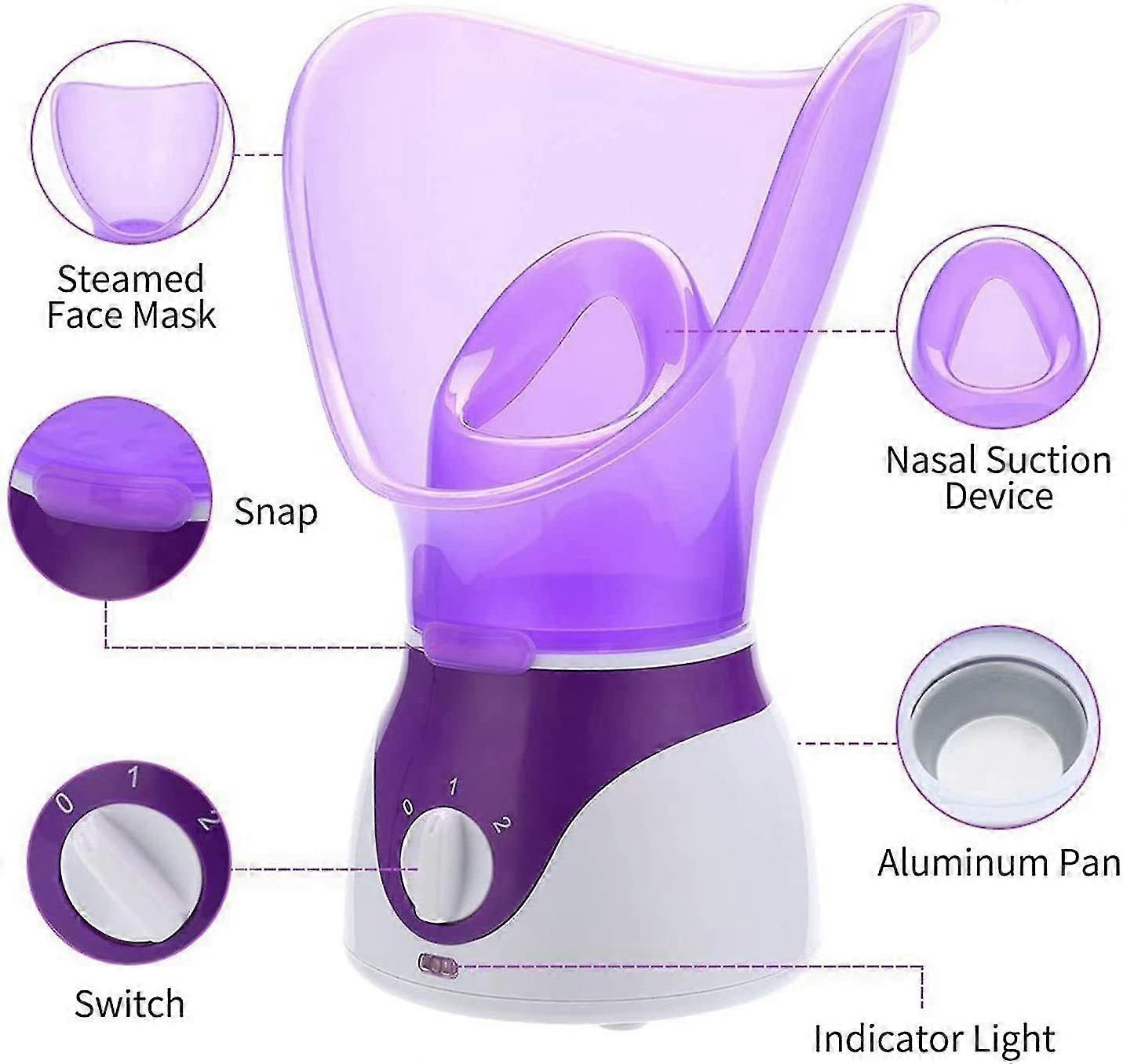 Facial Face Steamer Deep Cleanser Mist Steam Sprayer Spa Skin Vaporizer ...