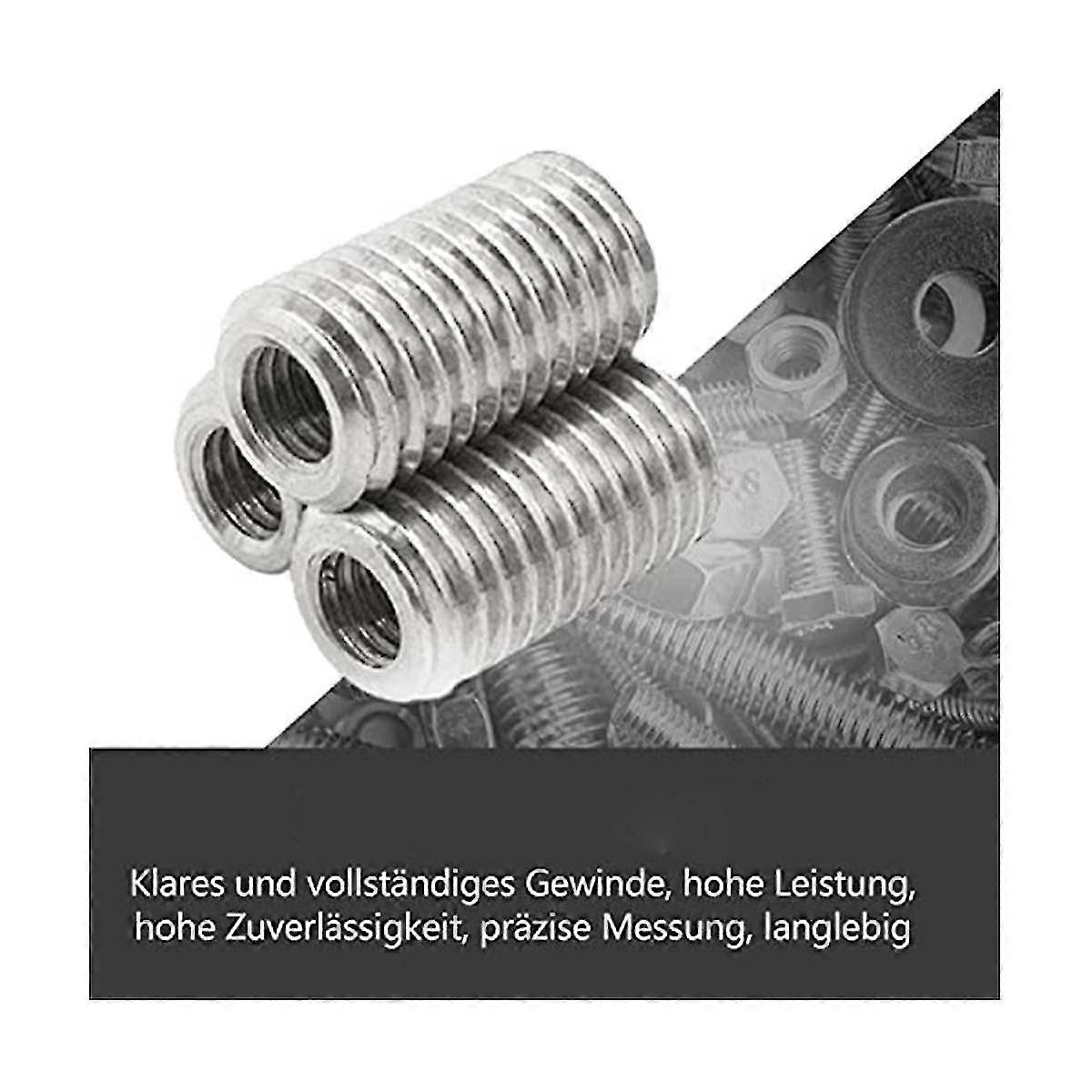 20 Pcs Thread Reducing Nuts, M8 Male To M6 Female Thread Screw Sleeve ...