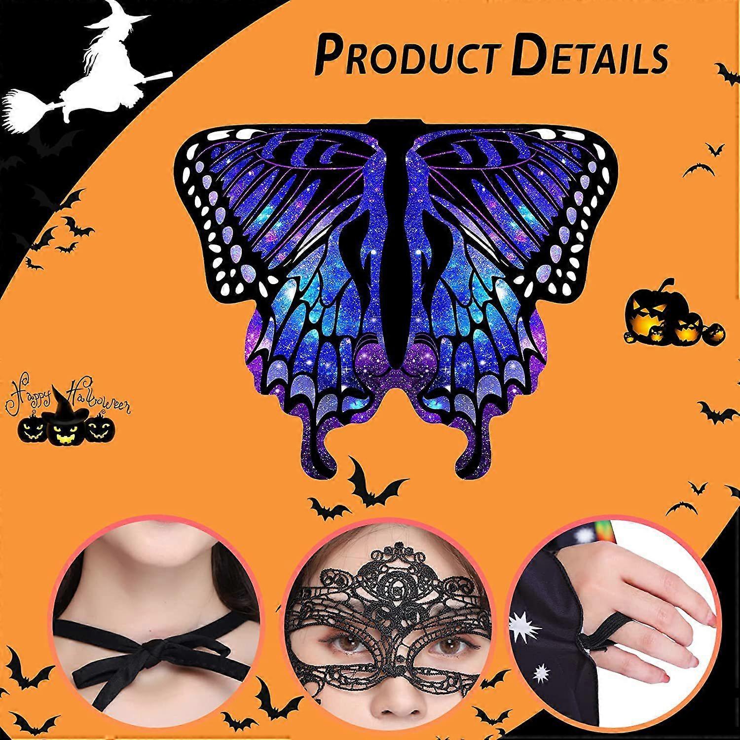 Dual Sided Butterfly Costumes for Women,Part Halloween Butterfly Wings ...