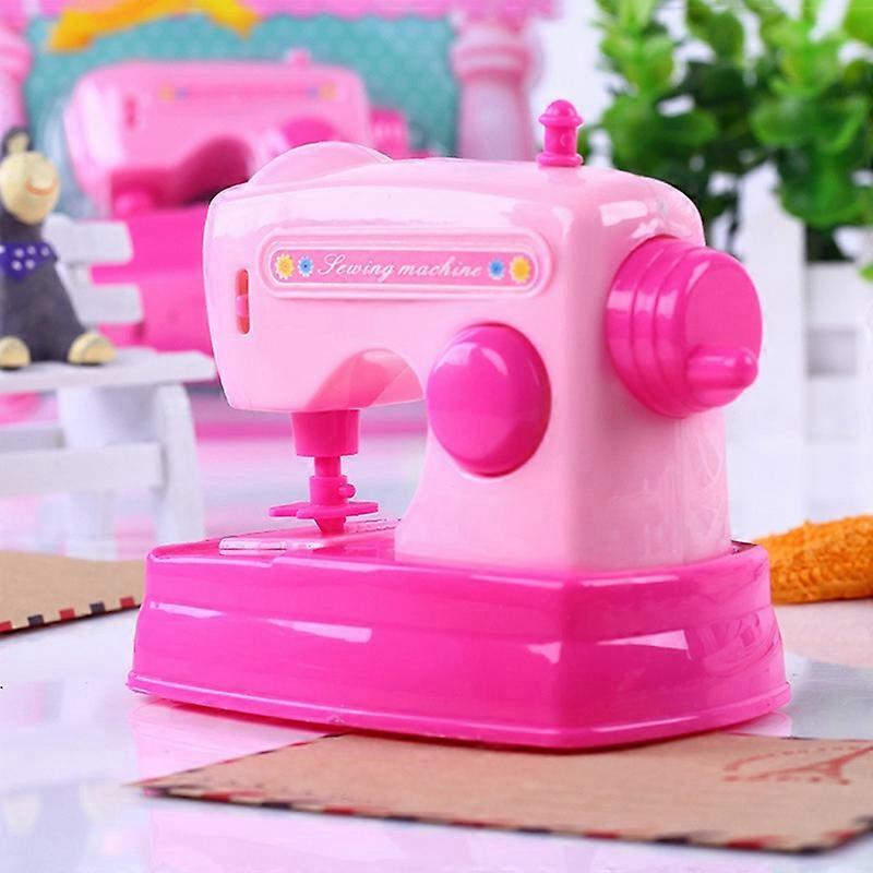 Children's Kids Toy Simulation Mini Sewing Machine Fun Little Toys Desk ...