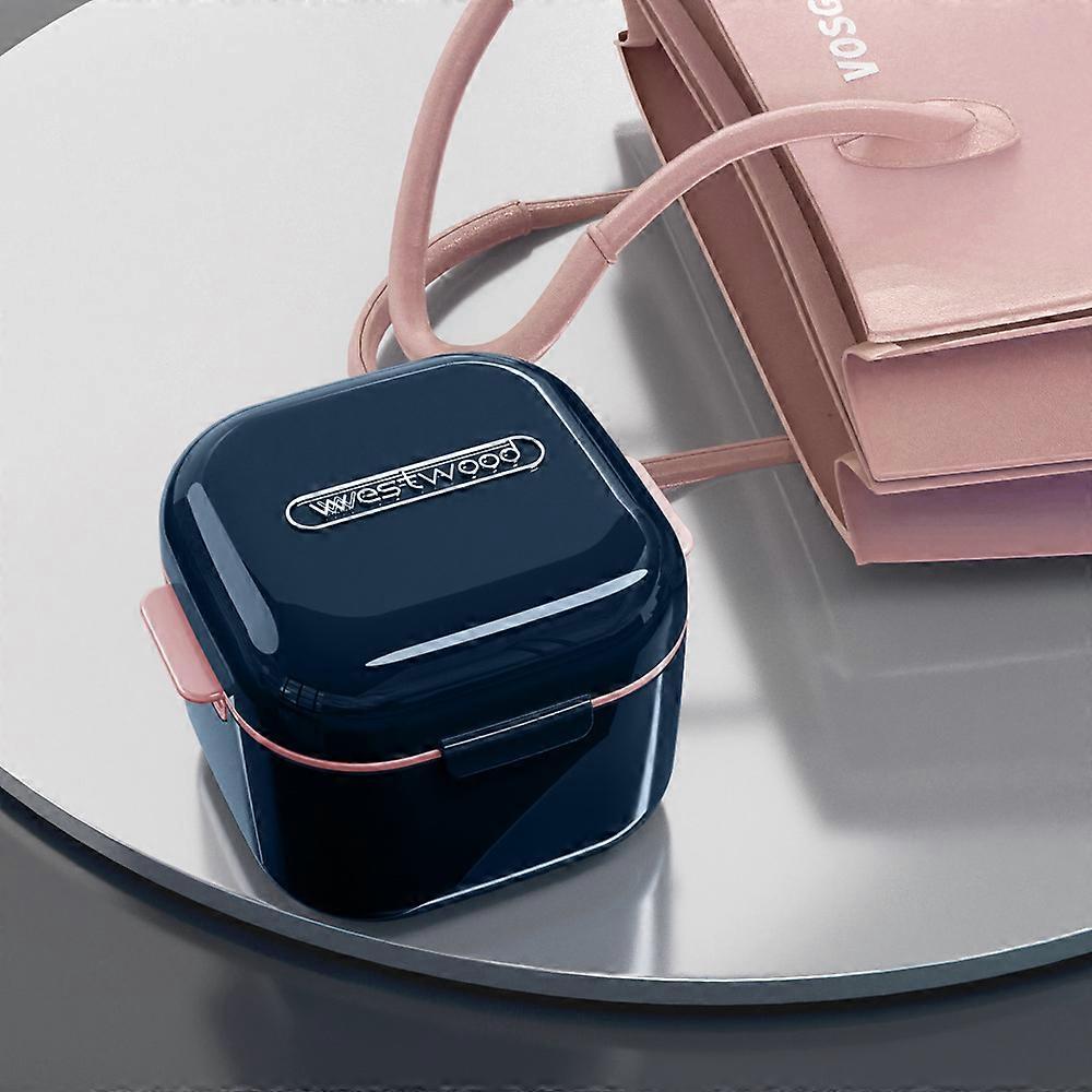 Denture Case Dental Tub With Filter Portable Denture Storage Container ...