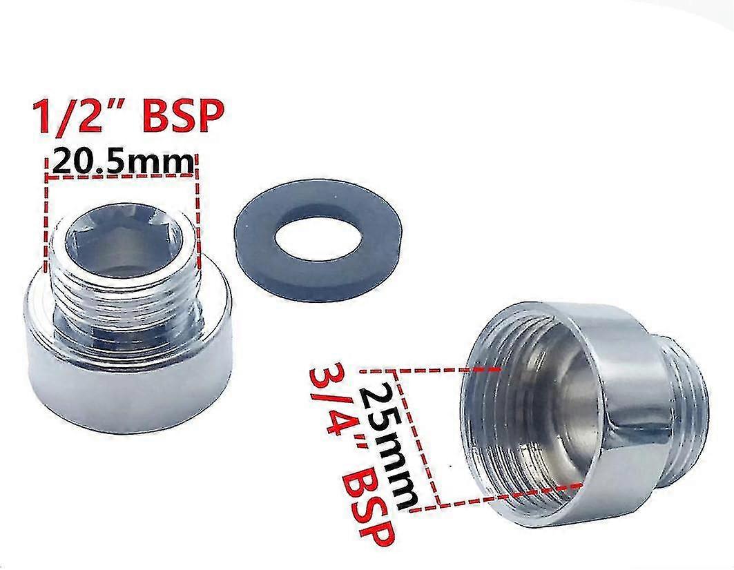 Shower Hose Mixer Valve Reducer Pipe Adaptor Connection Reduction ...