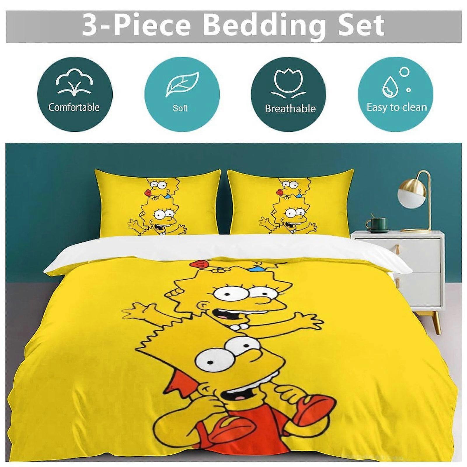 Bedding set MV309 The Simpsons Bed Duvet Cover Microfiber Bedding Sets ...