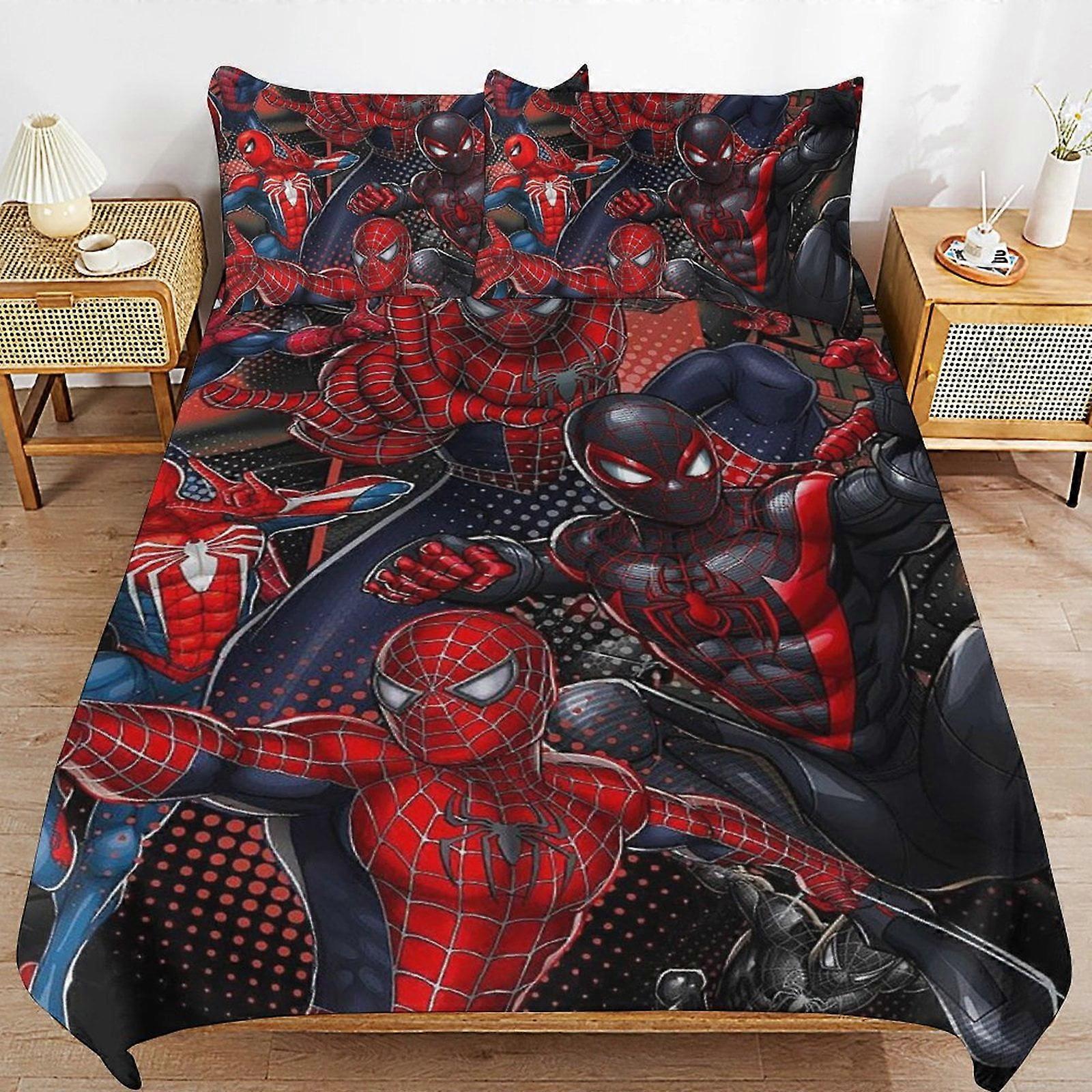 Kt82 Spiderman Bedding Sets for Kids Men Women Twin Size Comforter Set ...