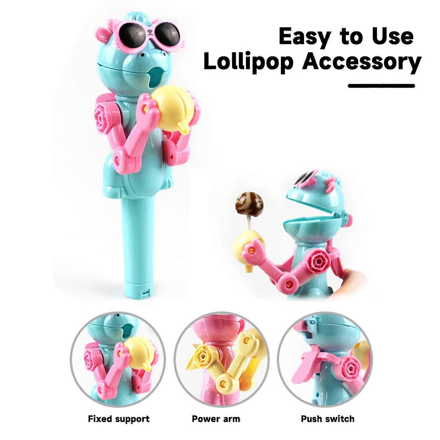 Dinosaur Lollipop Holder Fun Cartoon Plastic Candy Storage Toy Kid ...