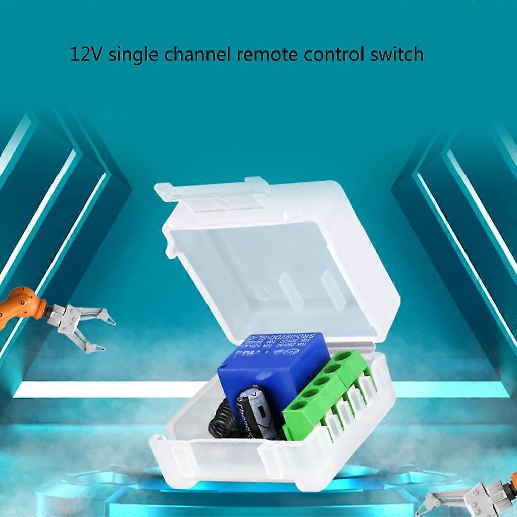 433MHz Universal Wireless Remote Control Switches DC12V 10A 1CH Relays ...
