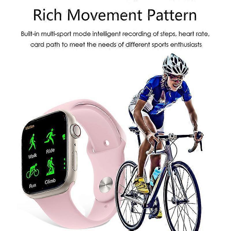 Ak76 Smart Watch 1.75inch Bluetooth Call Heart Rate Monitor Remote Camera Sports Bracelet - Blue ...