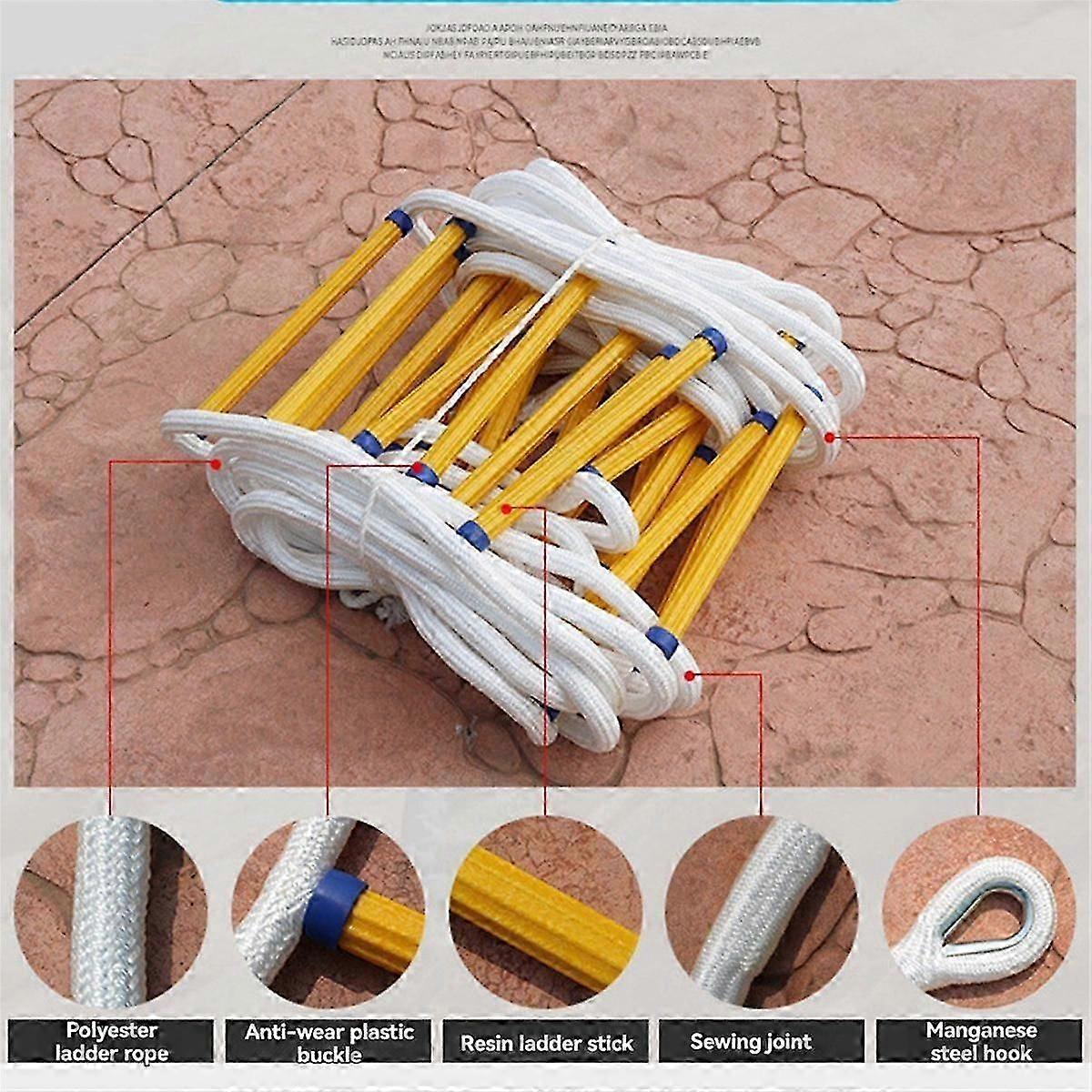 Rope Ladder, Emergency Fire Escape Ladder, Flame Retardant Rope Ladder ...