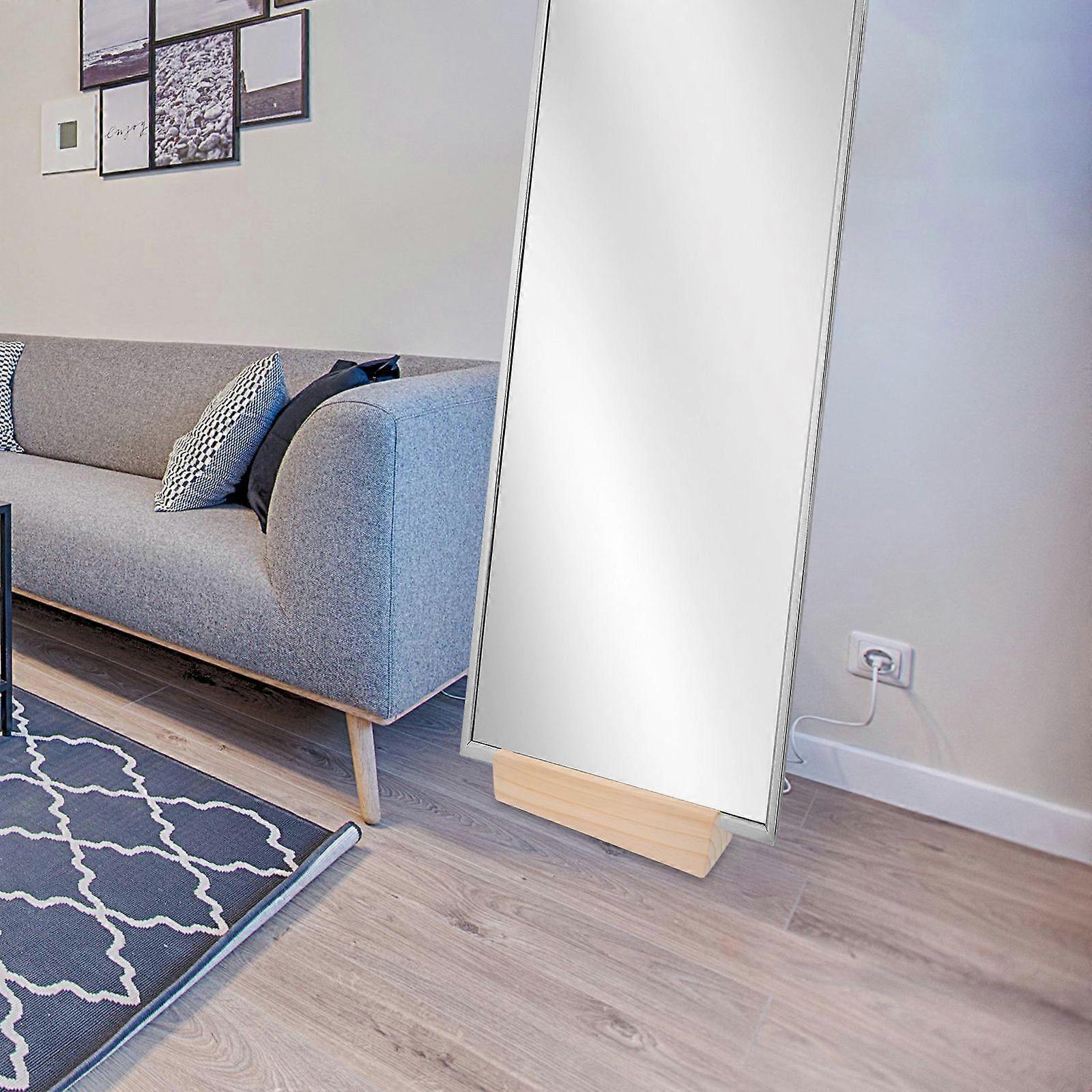 Full Length Mirror Base Floor Mirror Base Wooden Mirror Holder Full ...