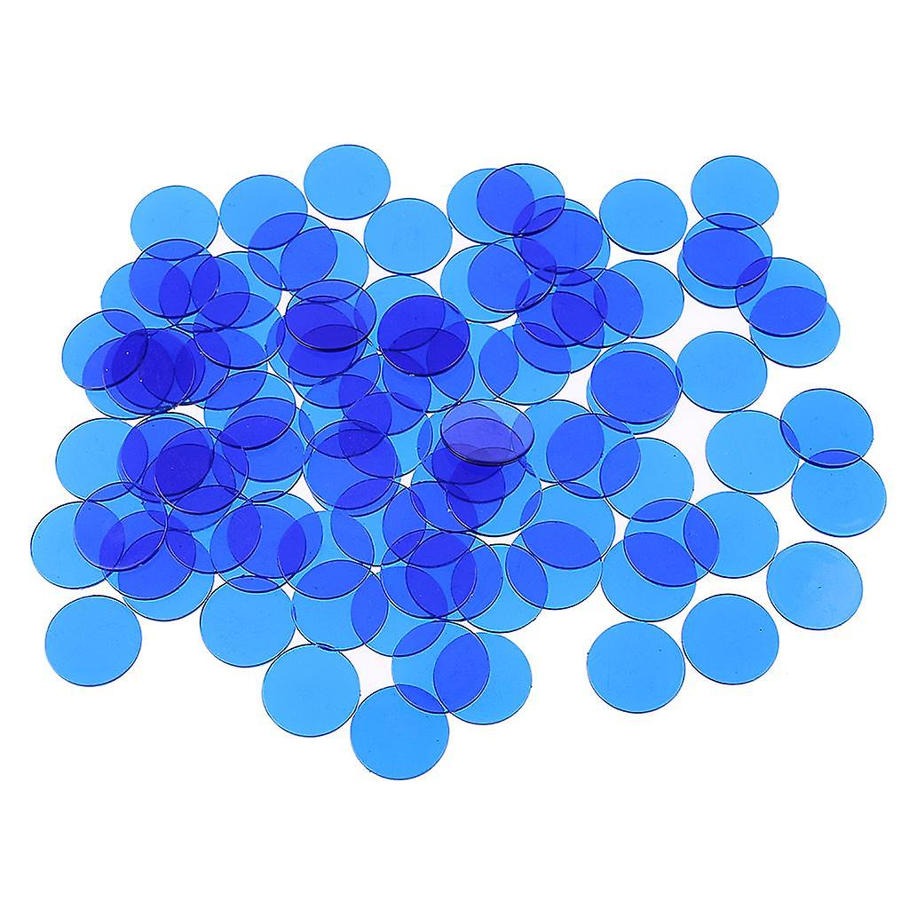 400x Professional Bingo Game Transparent Color Counters Plastic Marker ...