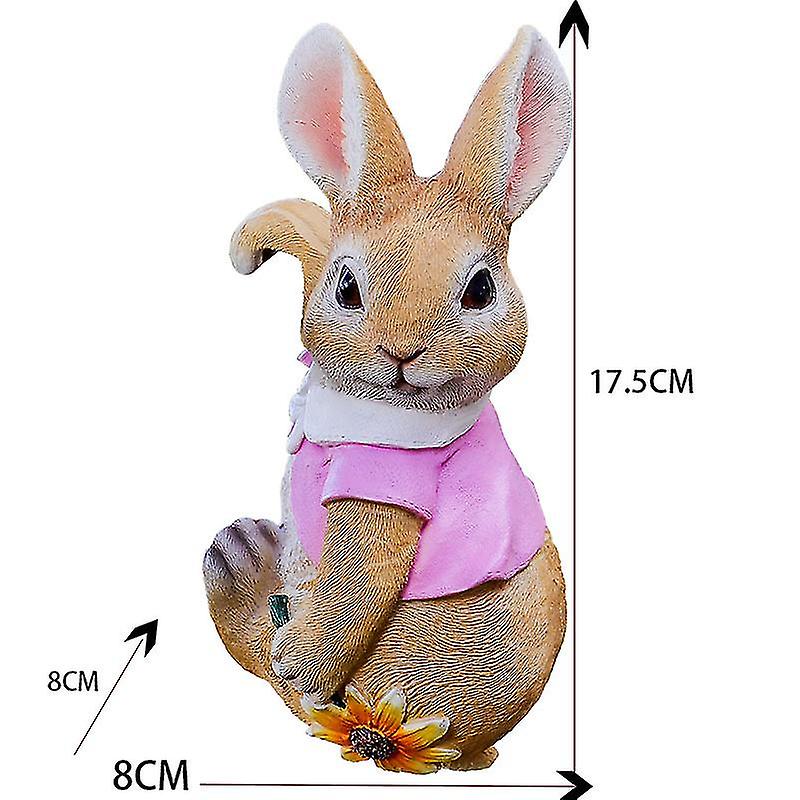 Hanging Rabbit Statue, Cute Climbing Bunny Hanging Sculpture Resin ...