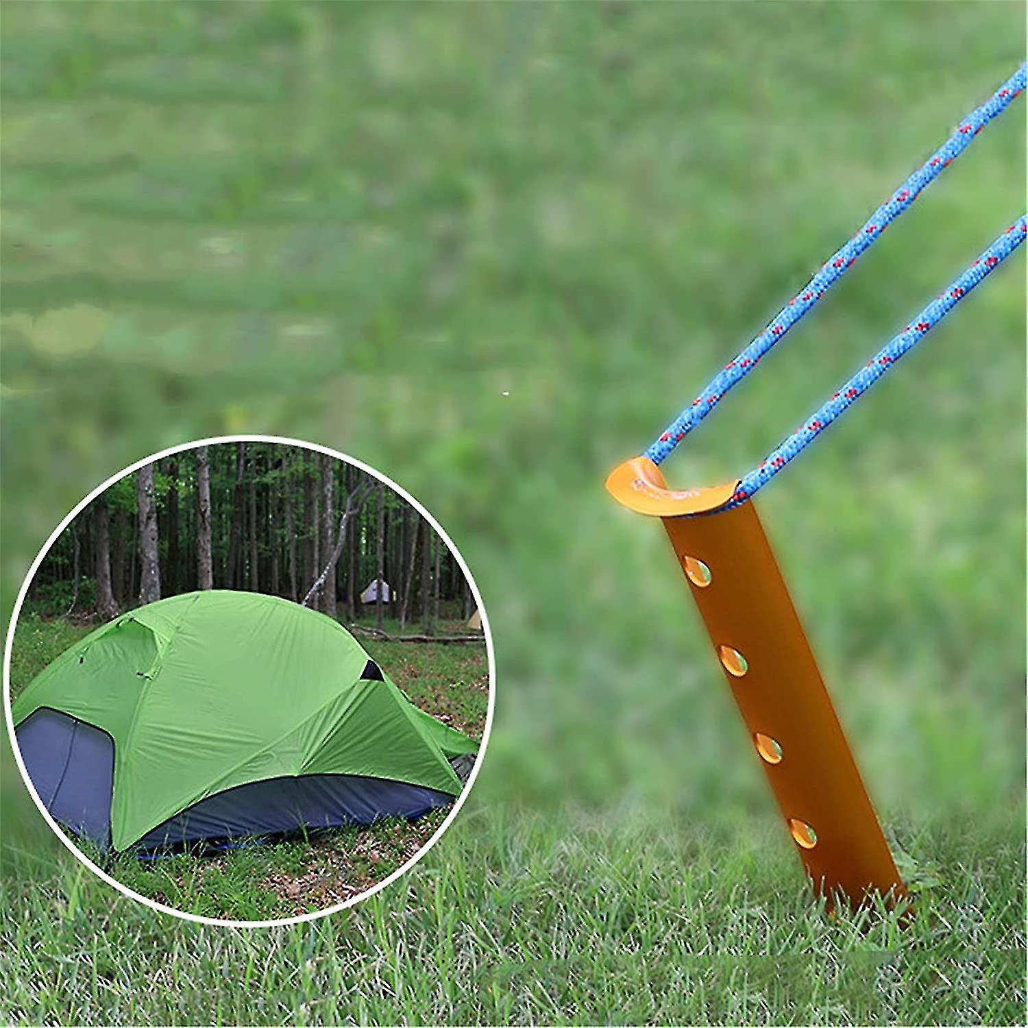 Aluminum Alloy Tent Pegs Snow Sand U-shaped Tent Nails Outdoor Camping ...