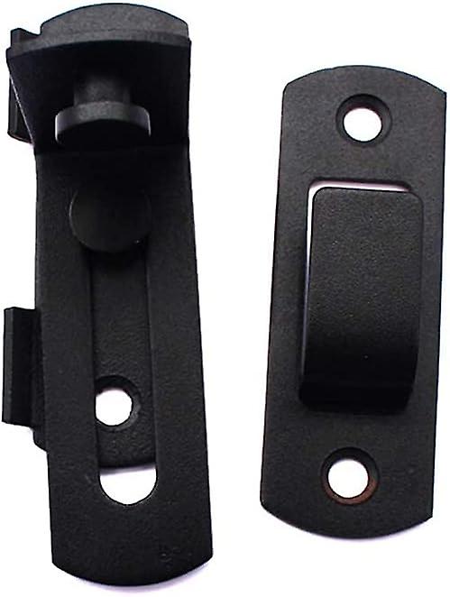 large 90 degree right angle door latch loops curved latch bolts sliding ...
