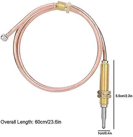 Thermocouple M8 Threaded Gas Thermocouple Replacement Probe 600mm ...