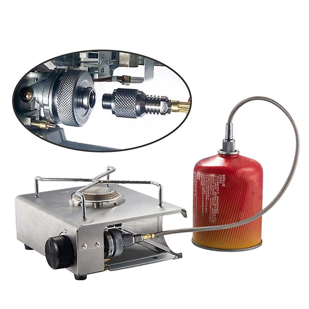 Camping Backpack Stove Adapter Cartridge Tanks Adaptor Gas Converter ...