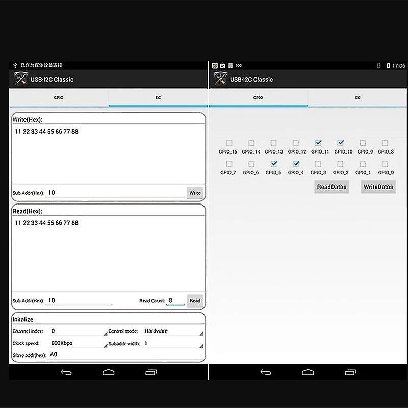 Usb To I2ciic Adapter Converter For Windowslinuxmacandroid 0173