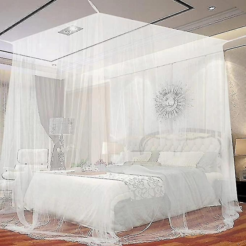 Four Doors Large Mosquito Net Beds For Travel And Home Use | Fruugo UK