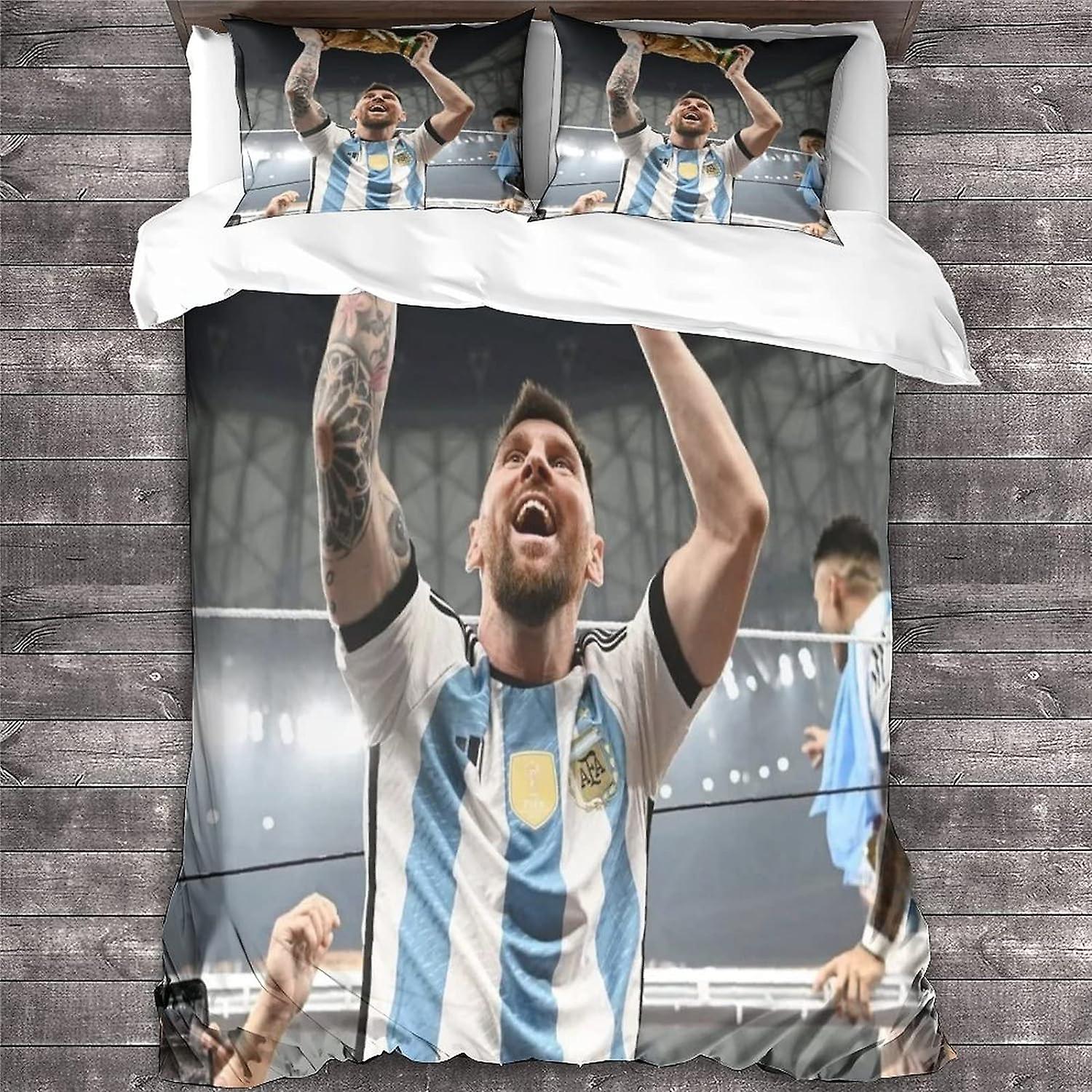 KNITII Lionel Messi 3D Duvet Cover, Quilt Cover Bedding Sets ...