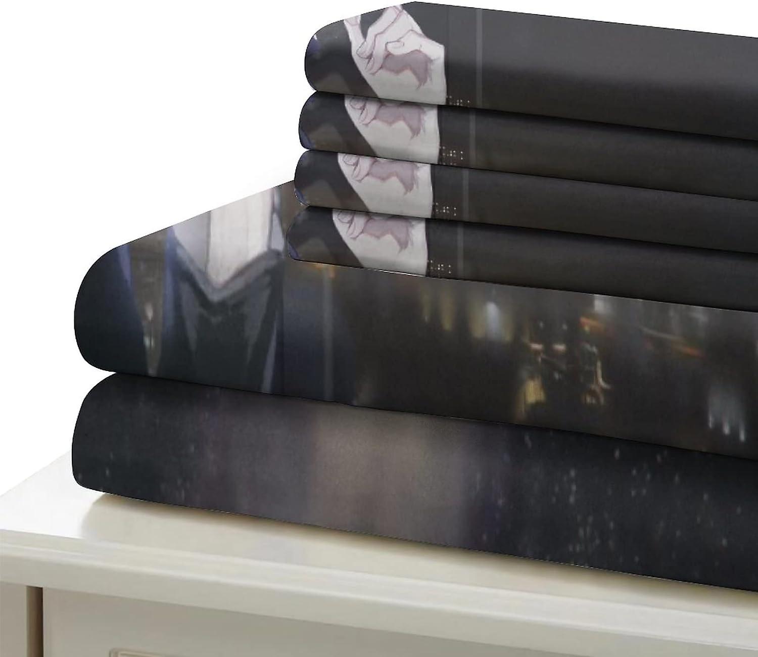 Jujutsu Kaisen Rinted Bedding Anime Gojo Satoru Duvet Cover with Zipper ...