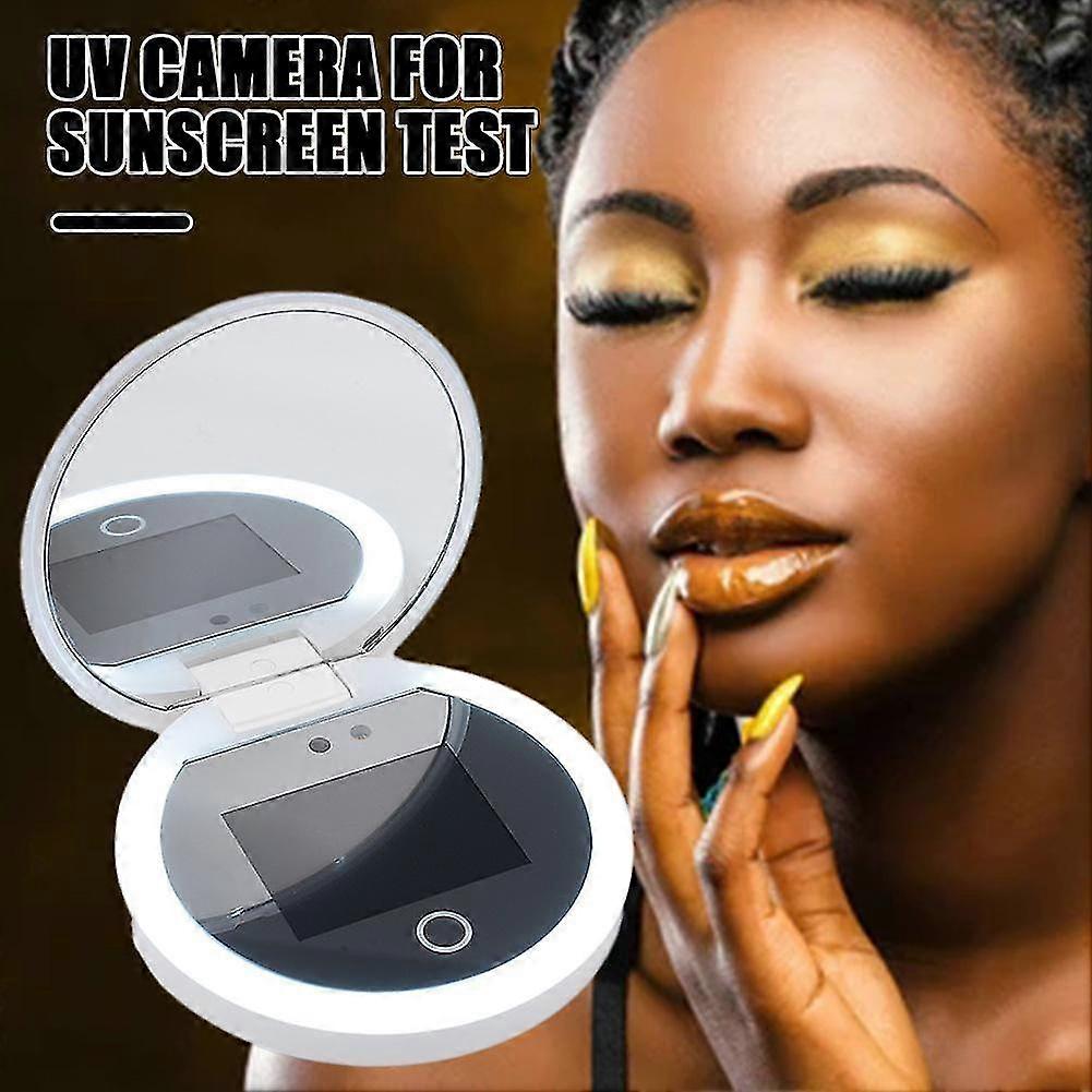 Compact Mirror with UV Camera for Sunscreen Test Pocket Size-Yvan ...