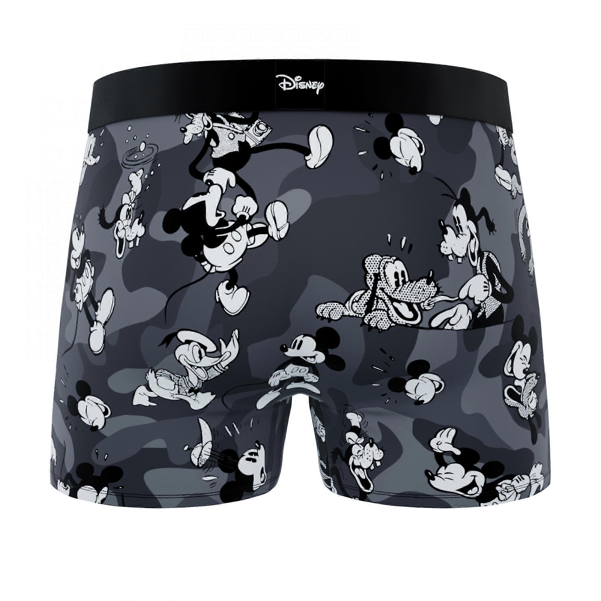 Crazy Boxer Disney Mickey Mouse en noir et blanc Boxer Briefs | Fruugo FR