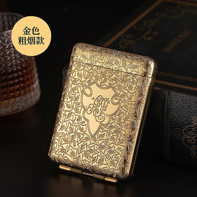 New Vintage Engraved Cigarette Case Shelby Container Pocket Cigarette ...
