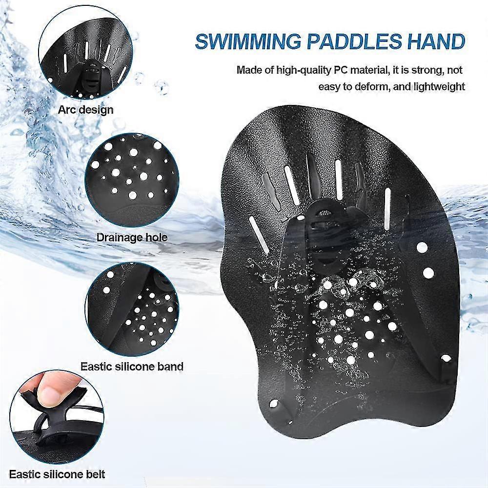 Swim Diving Paddles For Hand, Training Hand Paddles With Adjustable ...