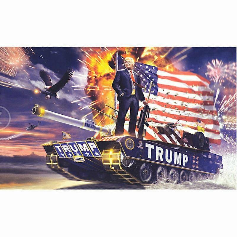 Donald Trump 2024 President Election Flag Patriotic Fireworks | Fruugo UK
