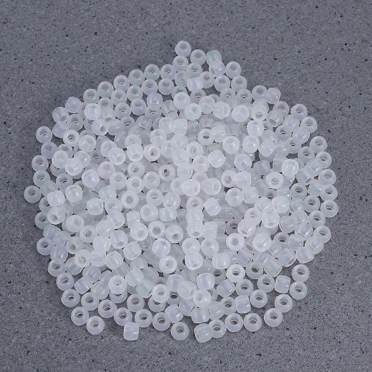 550Pcs UV Beads Multi Color Changing Reactive Plastic Beads Glows in ...