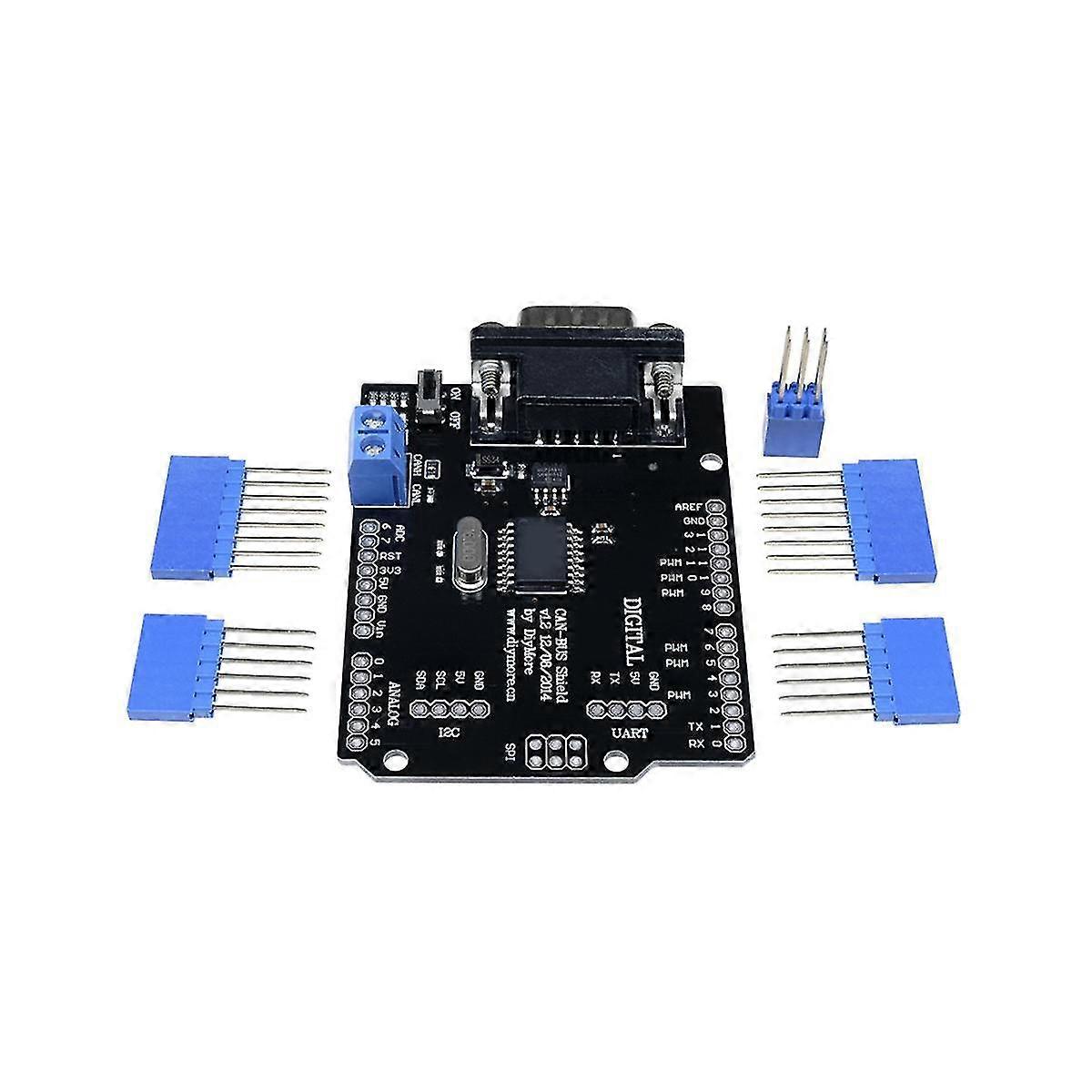MCP2515 Can Bus Shield Board SPI Interface Connector Expansion Controller Module DC 5V-12V for ...