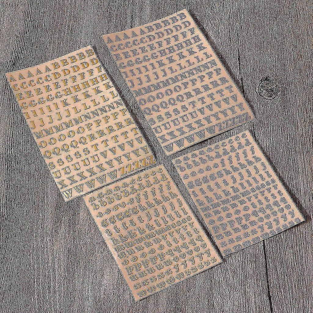 Small Epoxy Alphabet Lower Case Letters Stickers For Kids Art Craft Diy ...