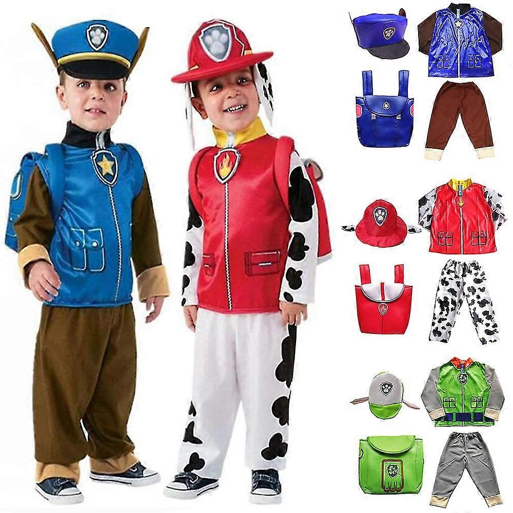 Boy Girl Rocky Rubble Skye Marshall Zuma Chase Cosplay Costume ...