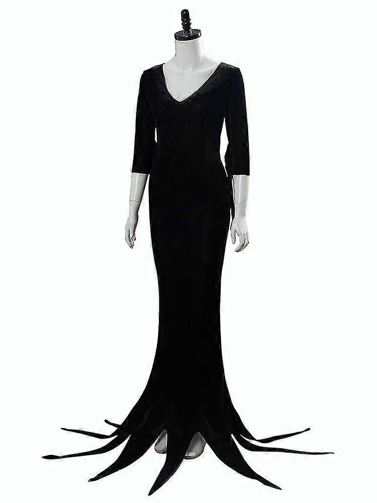 Morticia Addams Costume Dress The Addams Cosplay Family Costume Outfit ...