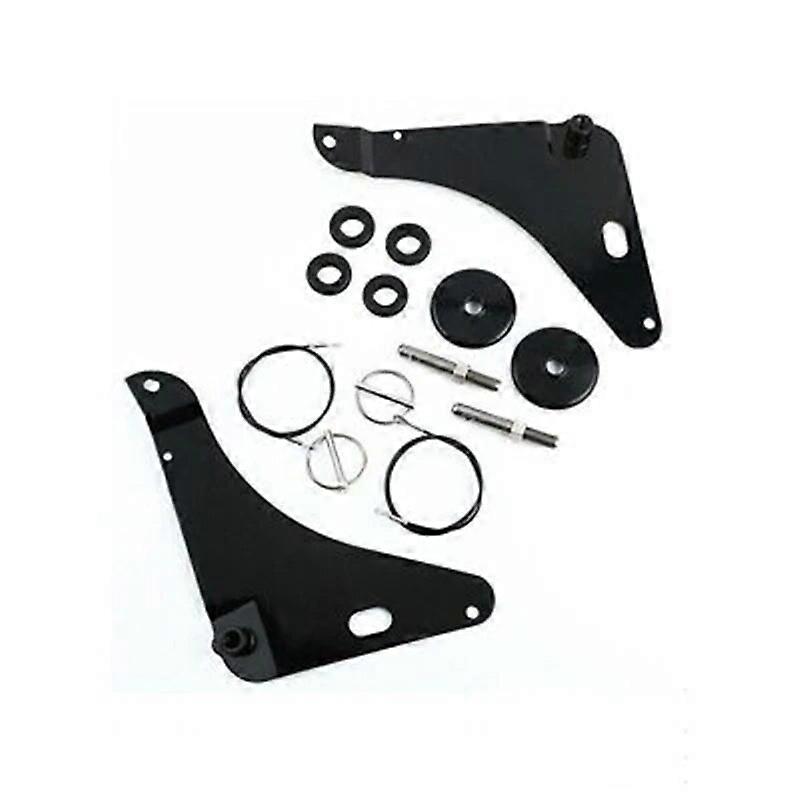 82214260AC 82214260AB Hood Pin Kit Black For Dodge Challenger 2008 2009 ...