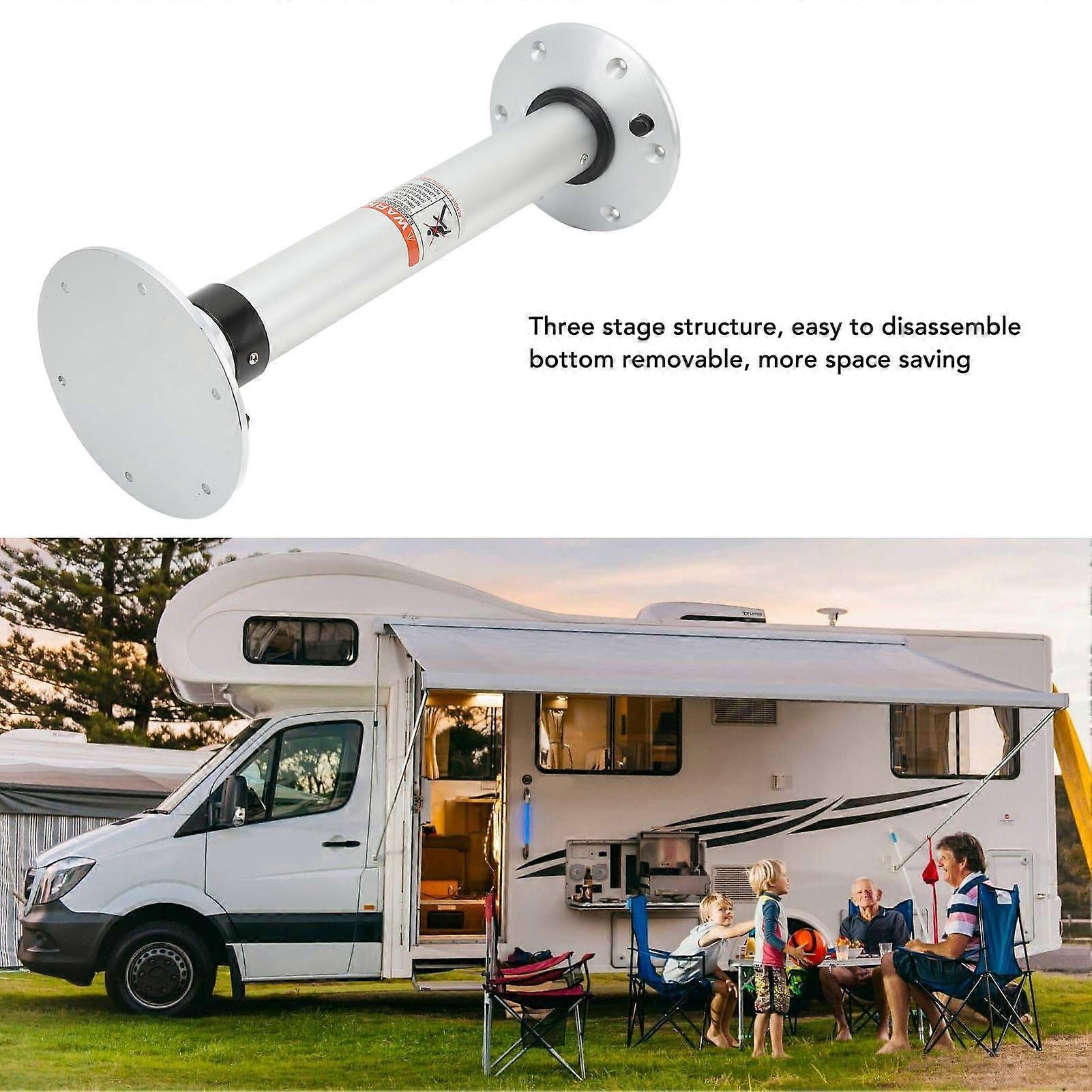 Aluminum Alloy RV Adjustable Table Pedestal Detachable Table Base Stand ...