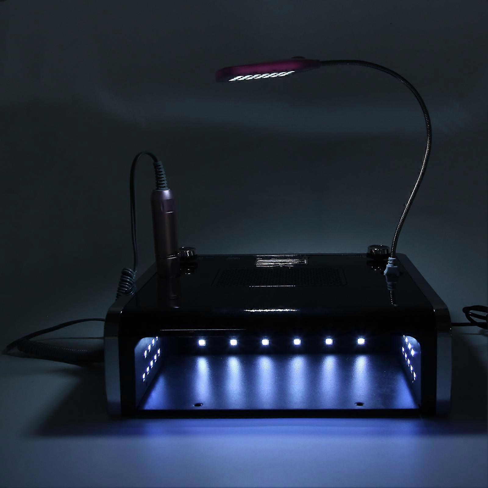 108W 4-In-1 Nail Suction Dust Collector Nail Art Curing Lamp Light ...