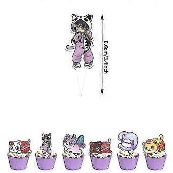 Aphmau Plushies Theme Party Supplies Decorations Balloons Cake Topper ...