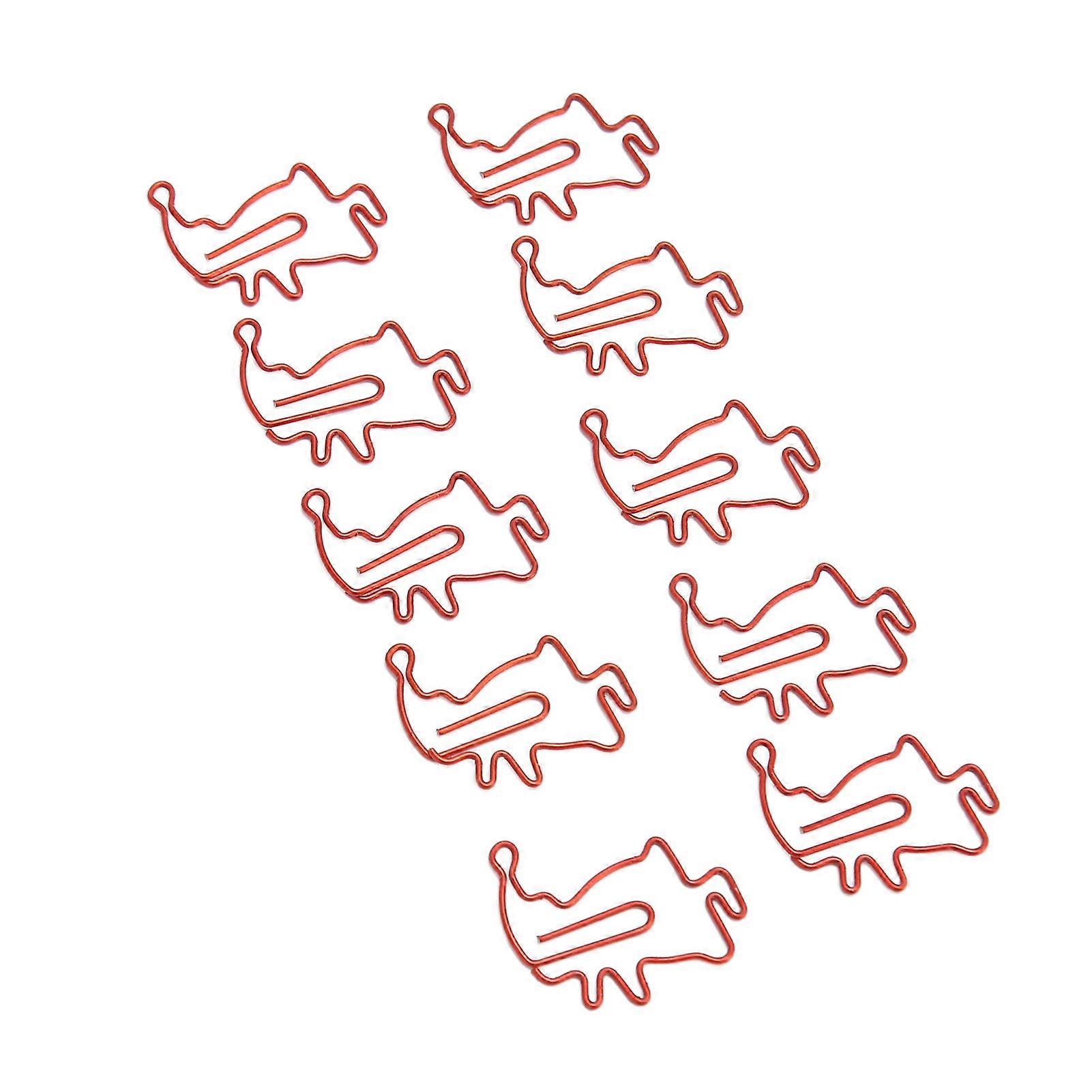 100pcs Santa Paper Clips Slip Resistance Cartoon Cute Lightweight ...