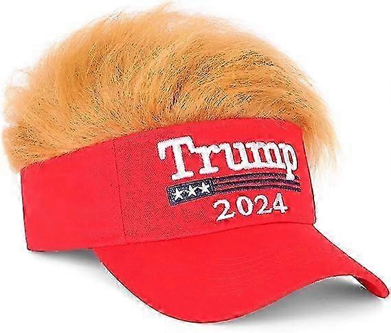 Trump 2024 Hat with Hair,Donald Trump Make America Great Again Wig Hat ...